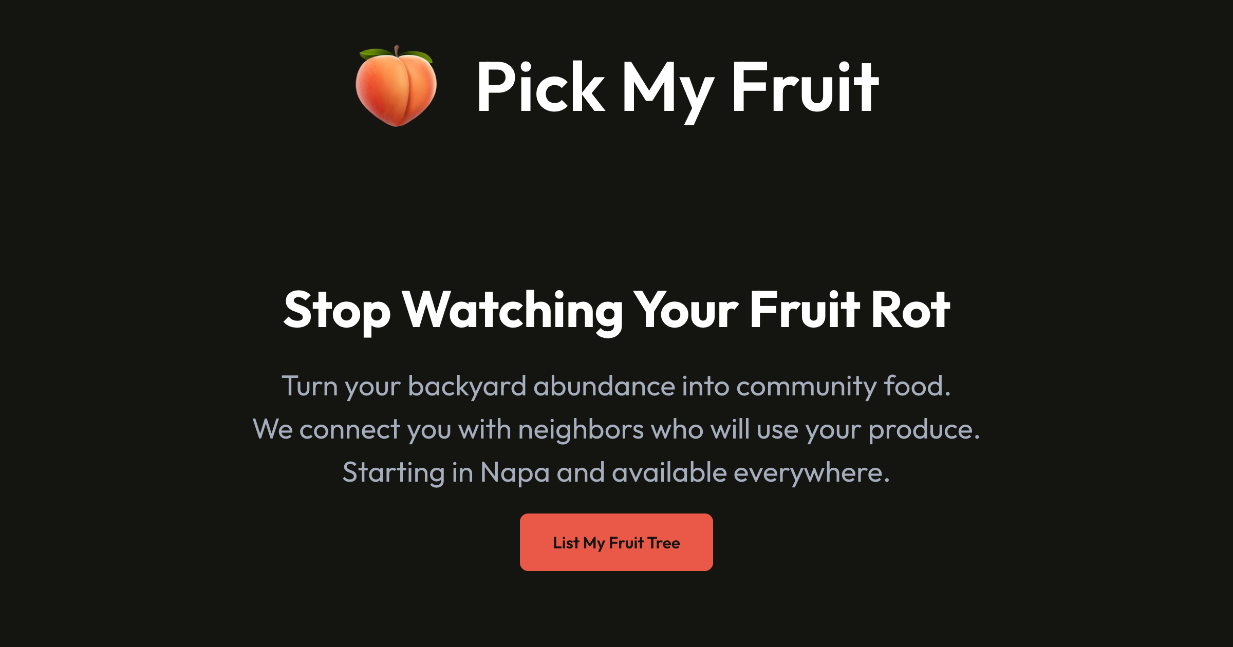 Pick My Fruit